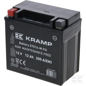 Buy Battery 12V 12Ah 200A closed Kramp - KRAMP